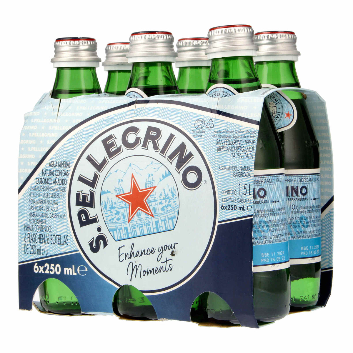 San Pellegrino Sparkling Natural Mineral Water (Pack)