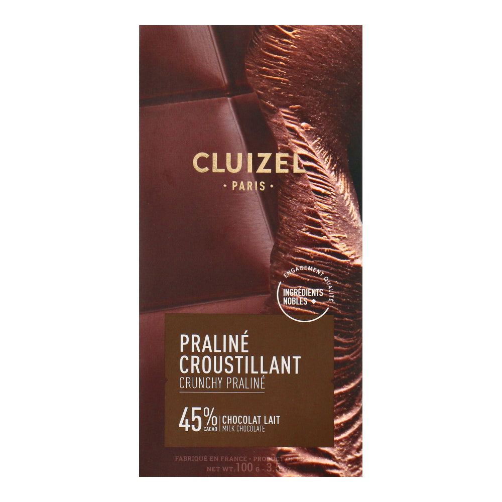Tablet Crunchy Praline Milk Chocolate 45%, 100gm