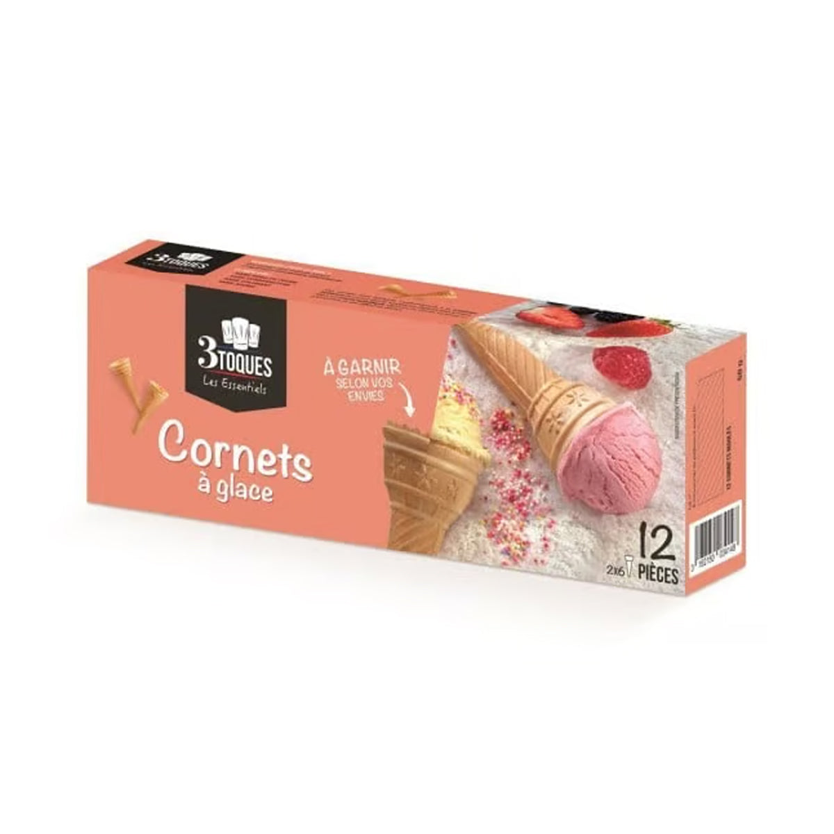 Plain Ice Cream Cones Cornets a Glace (12 Pcs), 50gm