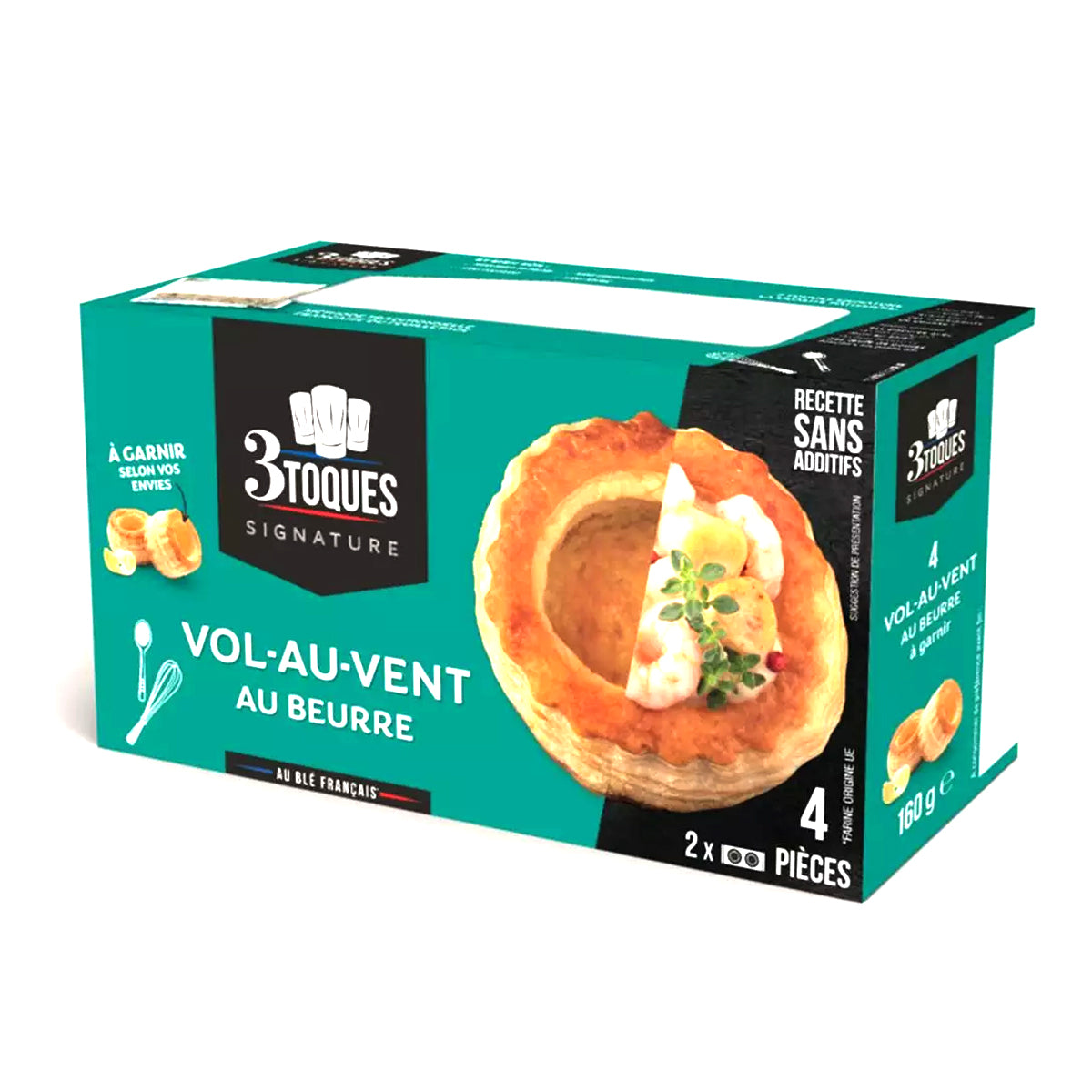 Puff Vol au Vent au Beurre (4 Pcs), 160gm