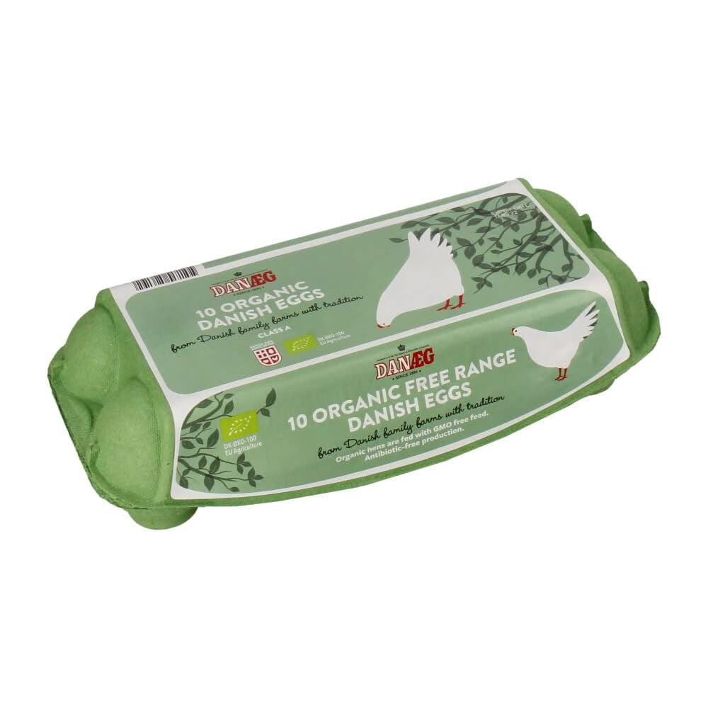 Organic Free Range Eggs Size 7, 10's