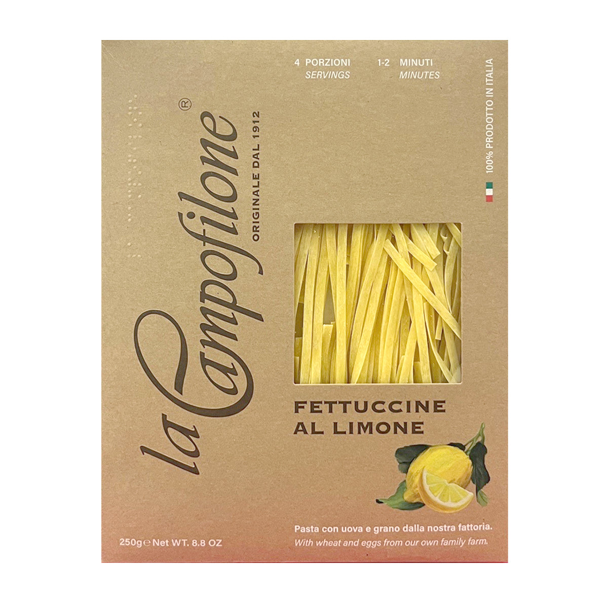 Lemon Fettuccine (Egg Pasta), 250gm