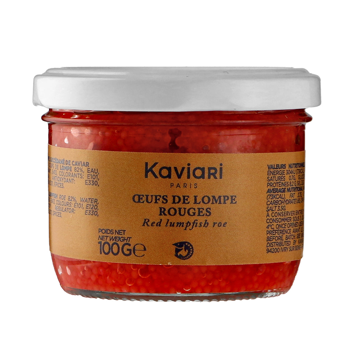 Lumpfish Red Roe, 100gm