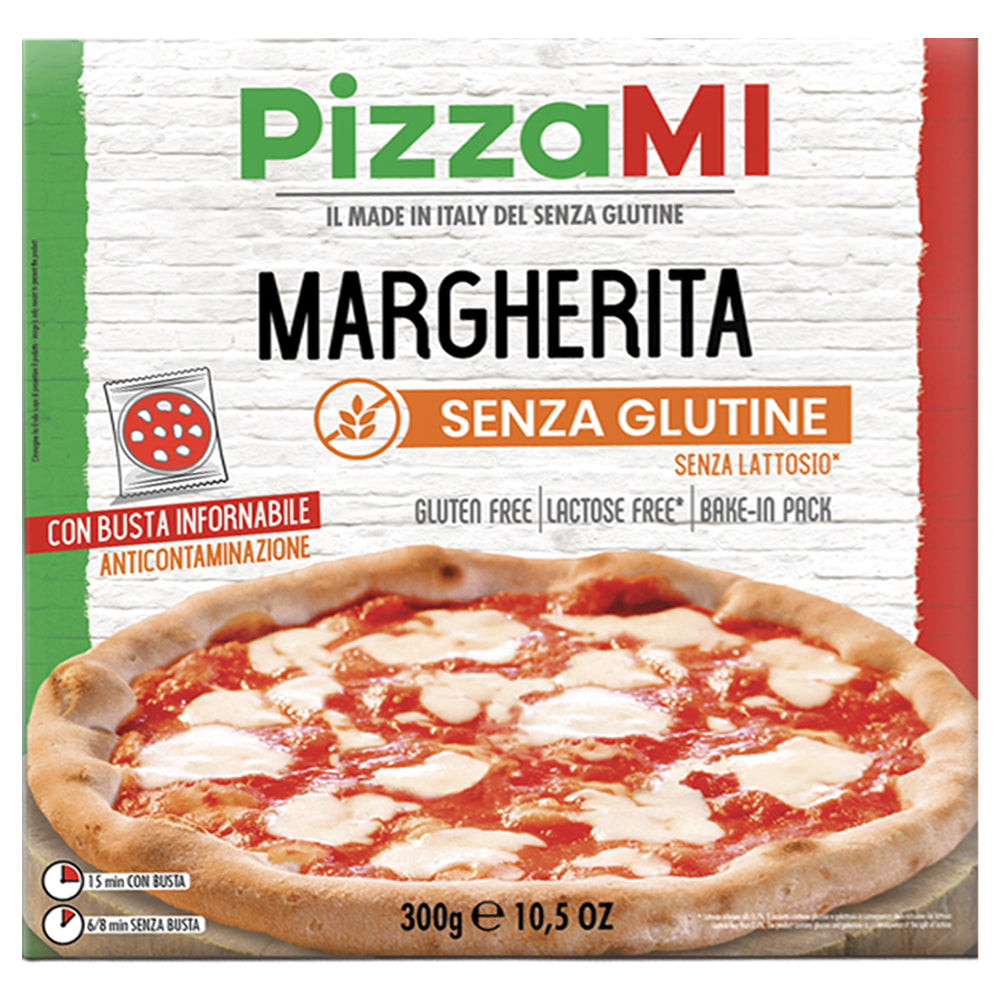 Margheritta Pizza 25cm with Ovenable Flow Pack Gluten Free Lactose Fre