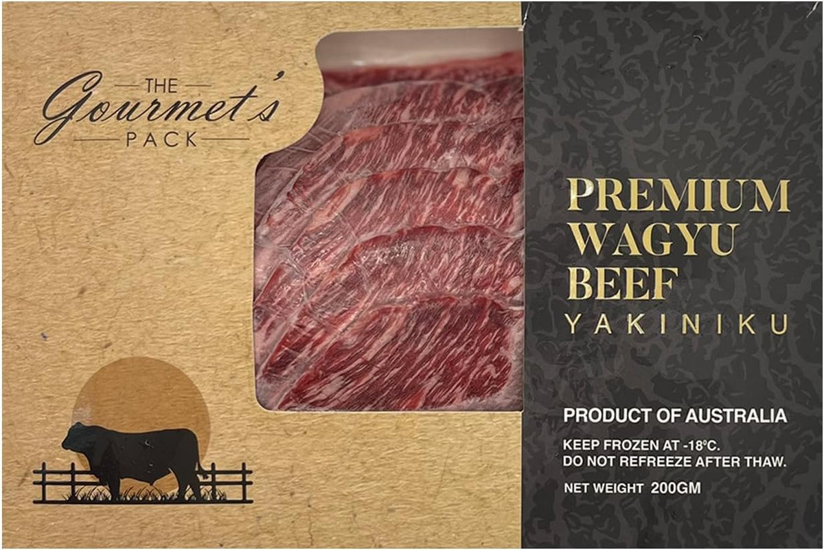 Premium Wagyu Beef Yakiniku (Frozen), 200gm