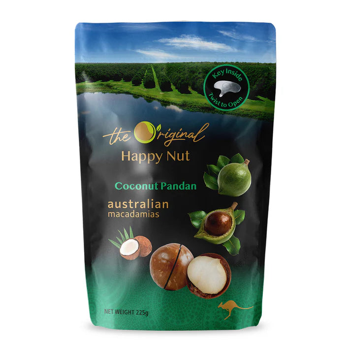 Pandan Coconut Macadamia Nut With Shell