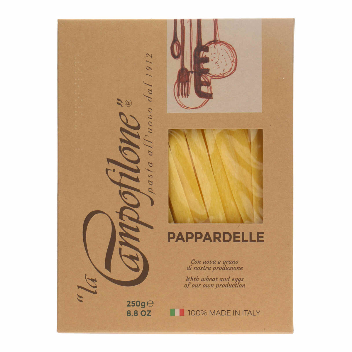 Pappardelle (Egg Pasta), 250gm