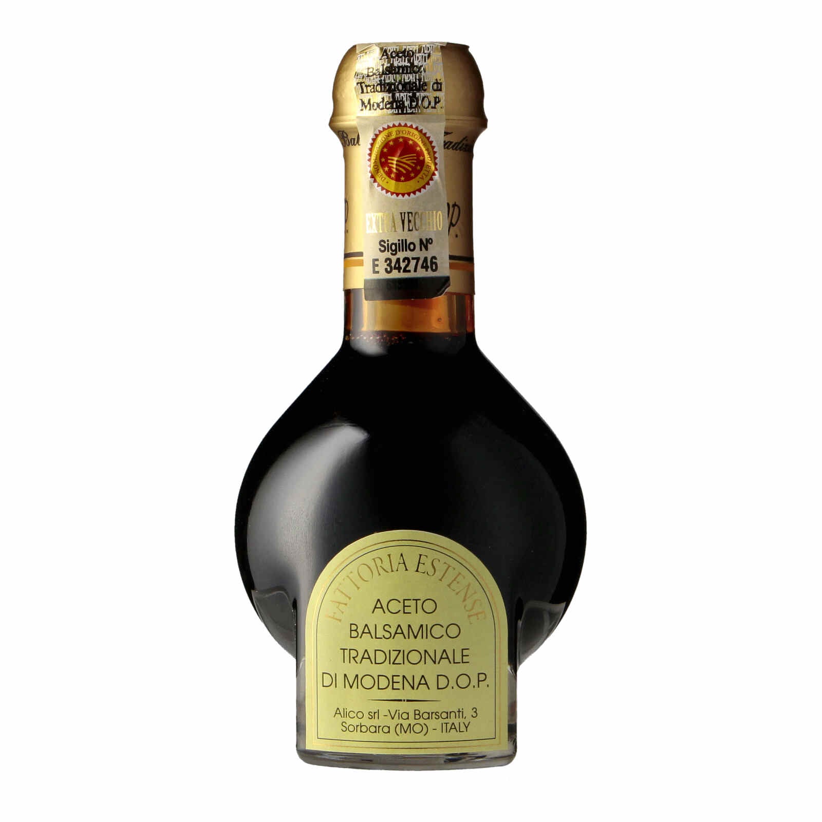 Aceto Balsamico Traditional Extravecchio Vinegar Aged 25 Years Dop, 10