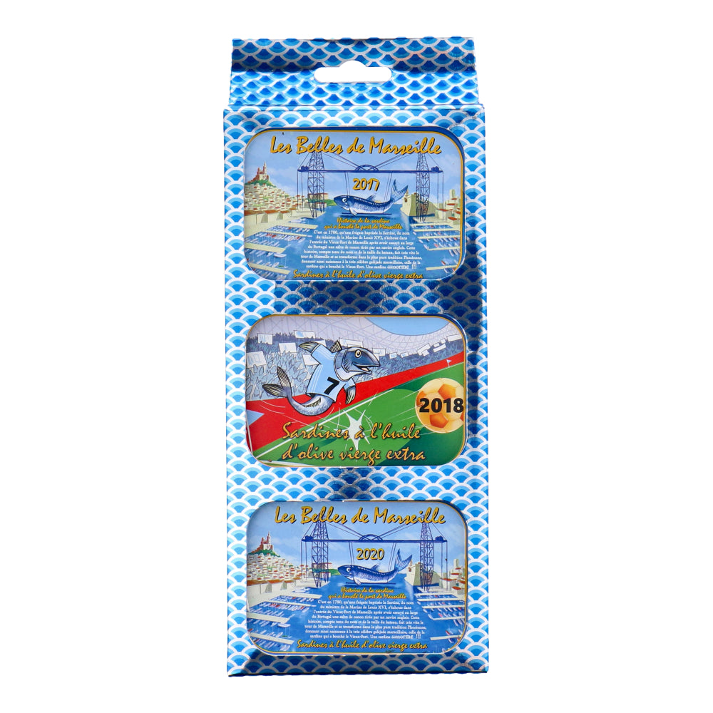 Sardines in Extra Virgin Oil Gift Set, 3's x 115gm