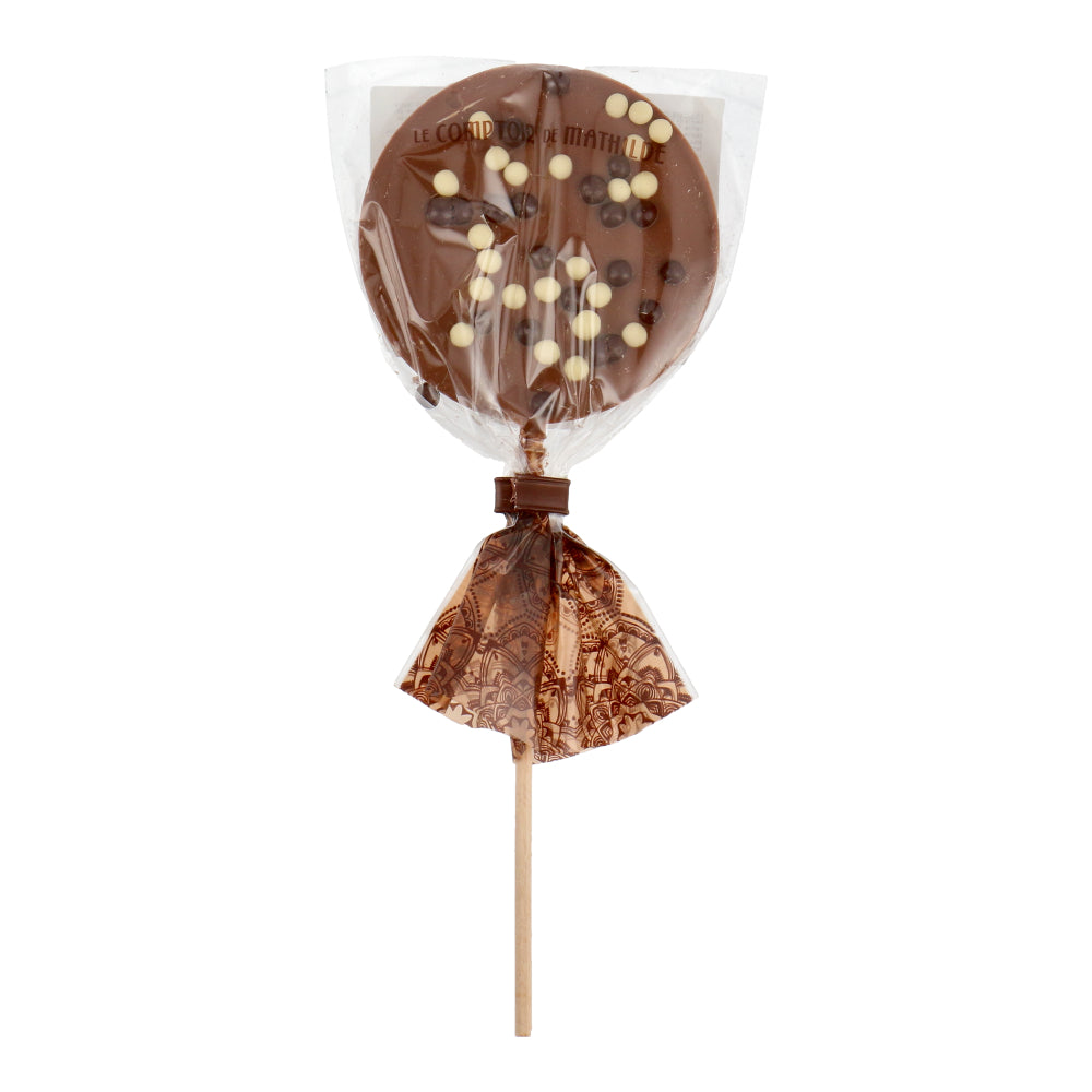 Milk Chocolate Lollipop (Puffed Rice), 50gm
